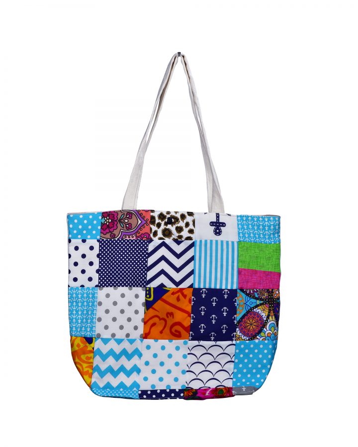 Patterned cloth shoulder bag - EGY Handmade